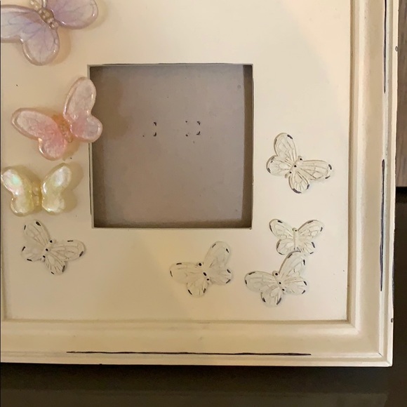 Accents | Super Cute Frame With Glass Butterfly Detail | Poshmark